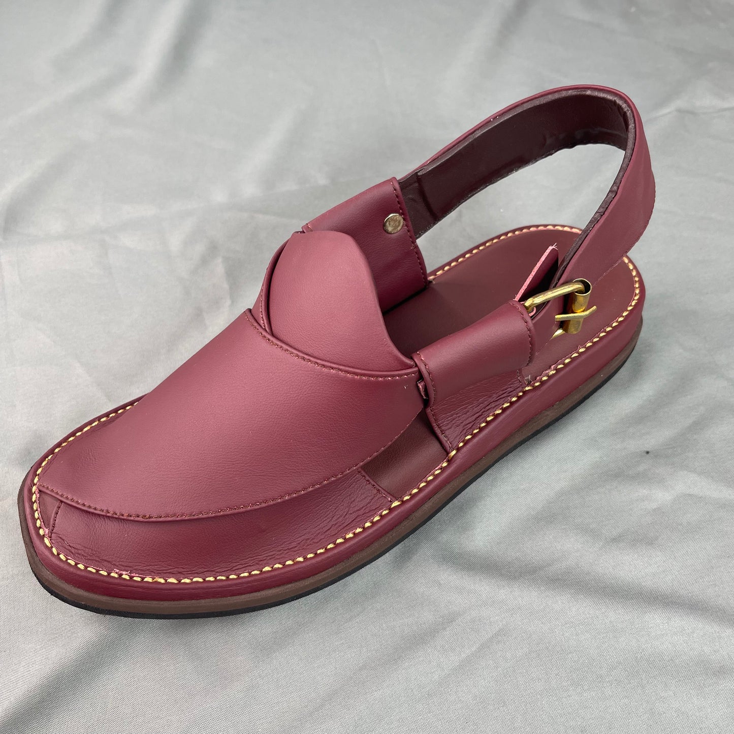 Pehshawri - Naram Qadam-Pro-Marron. – Stonage